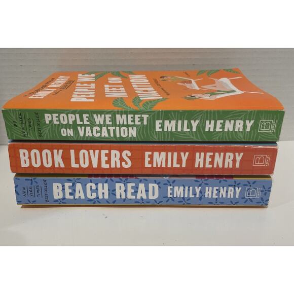 Accents | Emily Henry Book Lovers Beach Read Lot Adult Book Of The ...